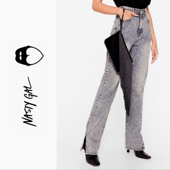 Nasty Gal | Bags | Nwt Nasty Gal Black Faux Leather Fringe Clutch Bag ...